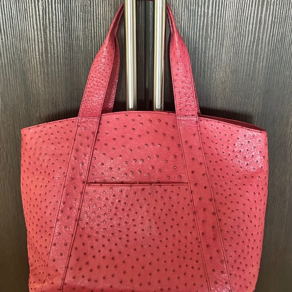 NINI SOUTH AFRICA | Bags | Genuine Ostrich Skin Bright Pink Handbag Made In South Africa | Poshmark